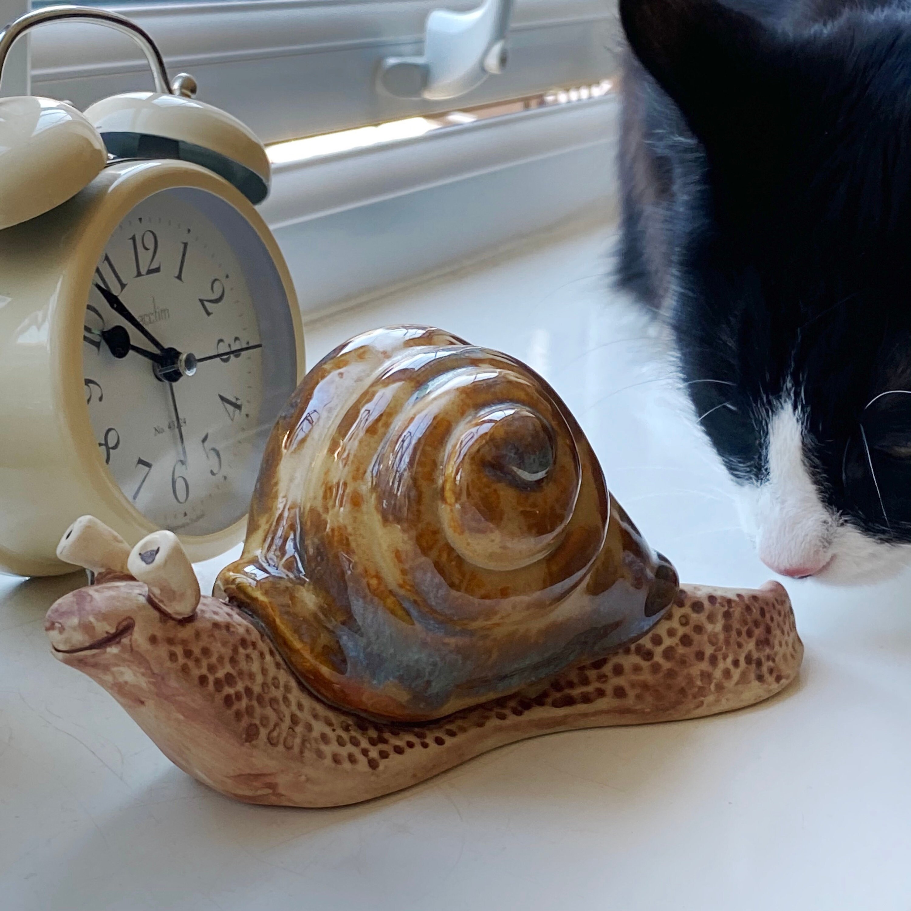 Vintage Studio Pottery Ceramic Glazed Snail | Etsy