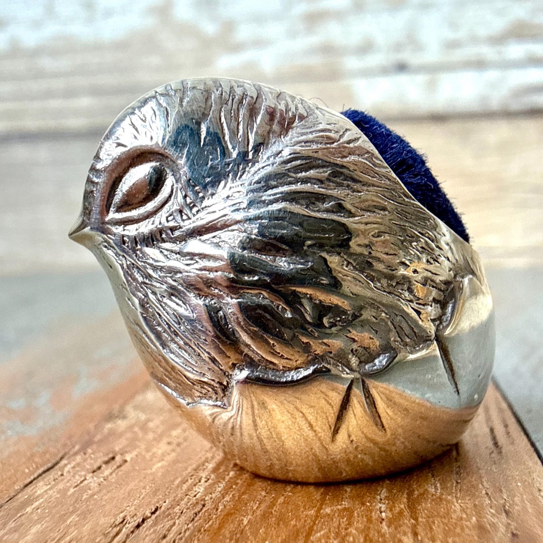 Vintage Sterling Silver Hatching Chick Pin Cushion Fully Hallmarked - Etsy