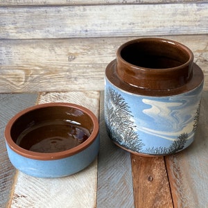 Vintage Earthenware Pottery Jar Boscastle Camelot Cornwall by | Etsy