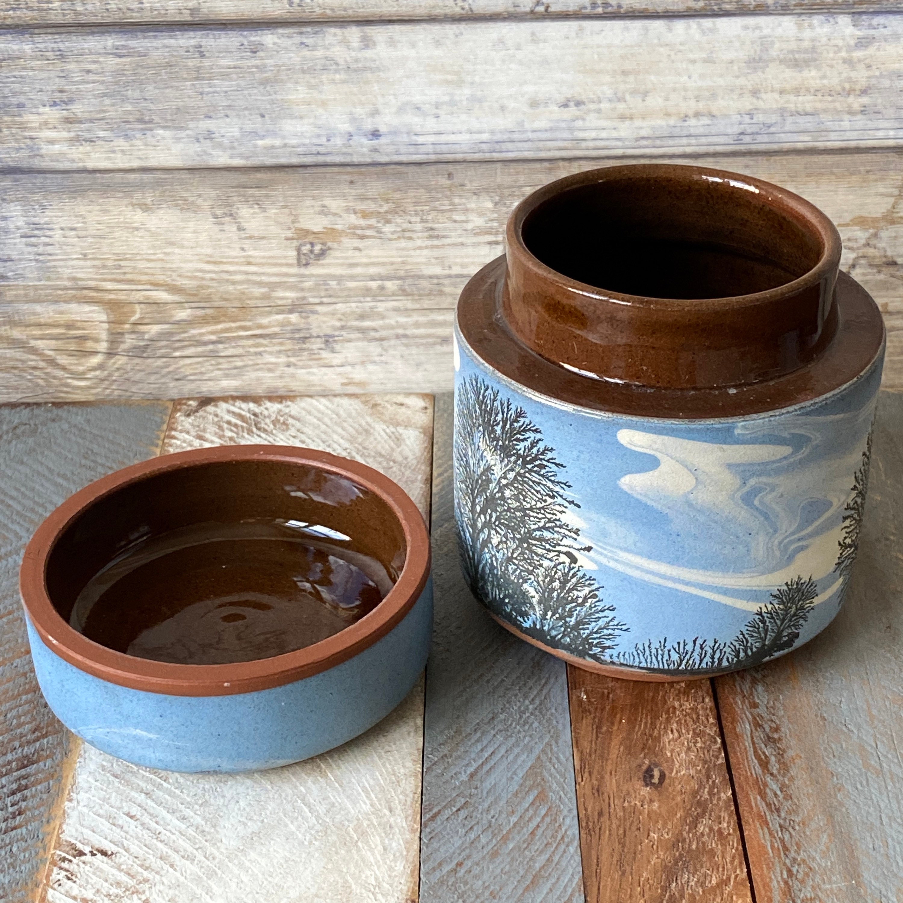 Vintage Earthenware Pottery Jar Boscastle Camelot Cornwall by | Etsy