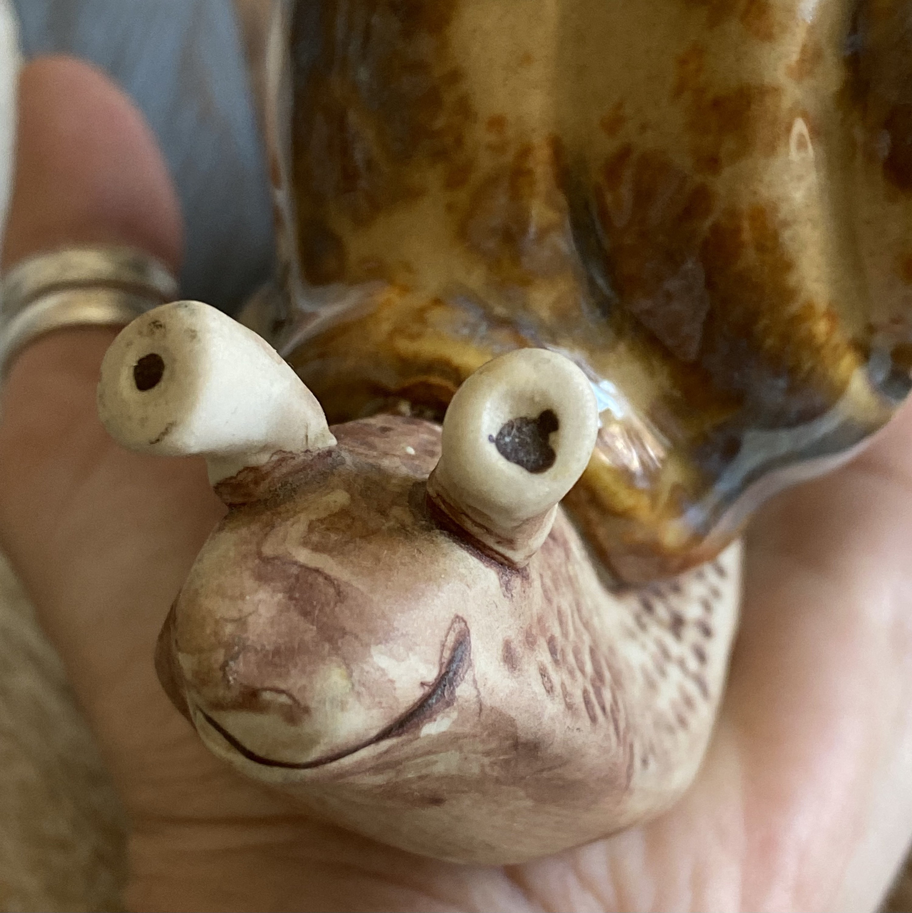 Vintage Studio Pottery Ceramic Glazed Snail | Etsy