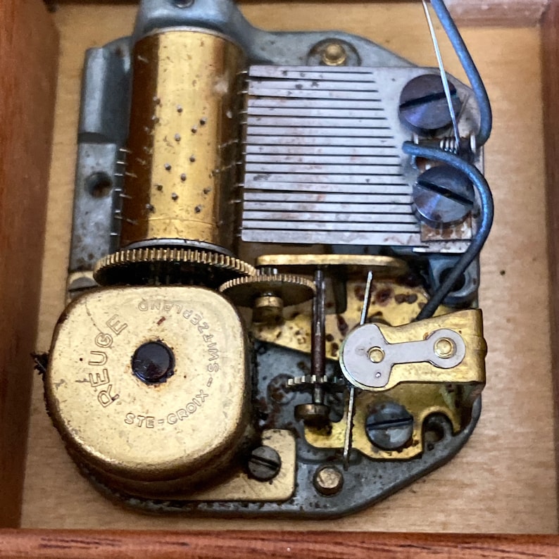 Beautiful Vintage Reuge Music Box Antique Desk Trinket - Etsy