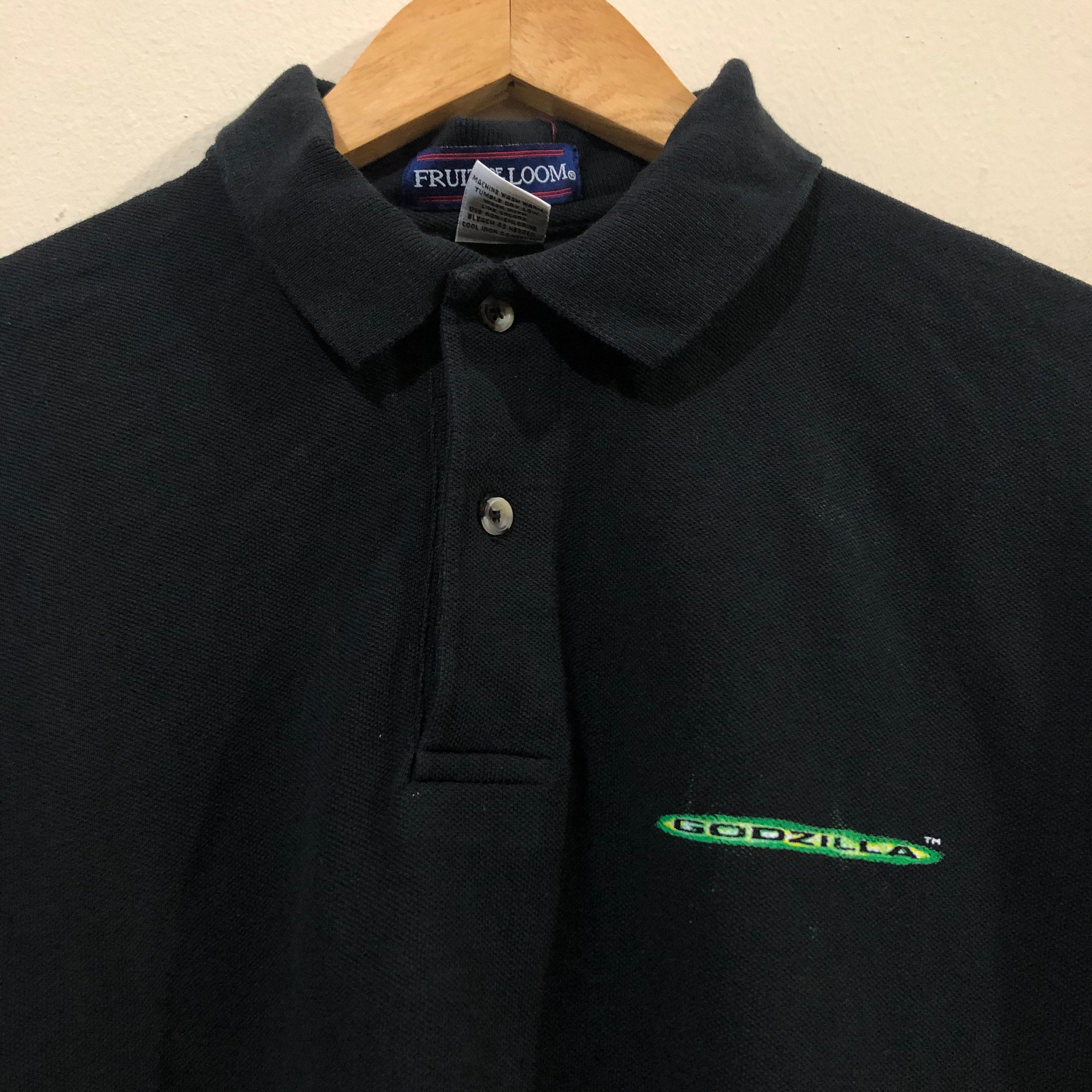 Vintage Godzilla 1998 Polo Shirt Promo - Etsy