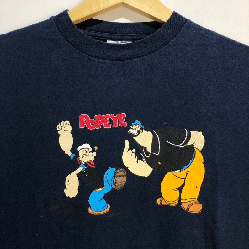 Vintage Popeye Long Sleeve T-shirt - Etsy