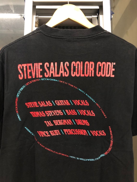 Vintage Stevie Salas Color Code Tour T-Shirt - Gem