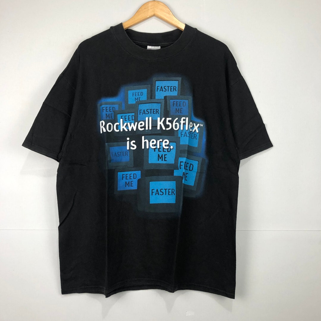 Camiseta Vintage Rockwell K56flex - Etsy España