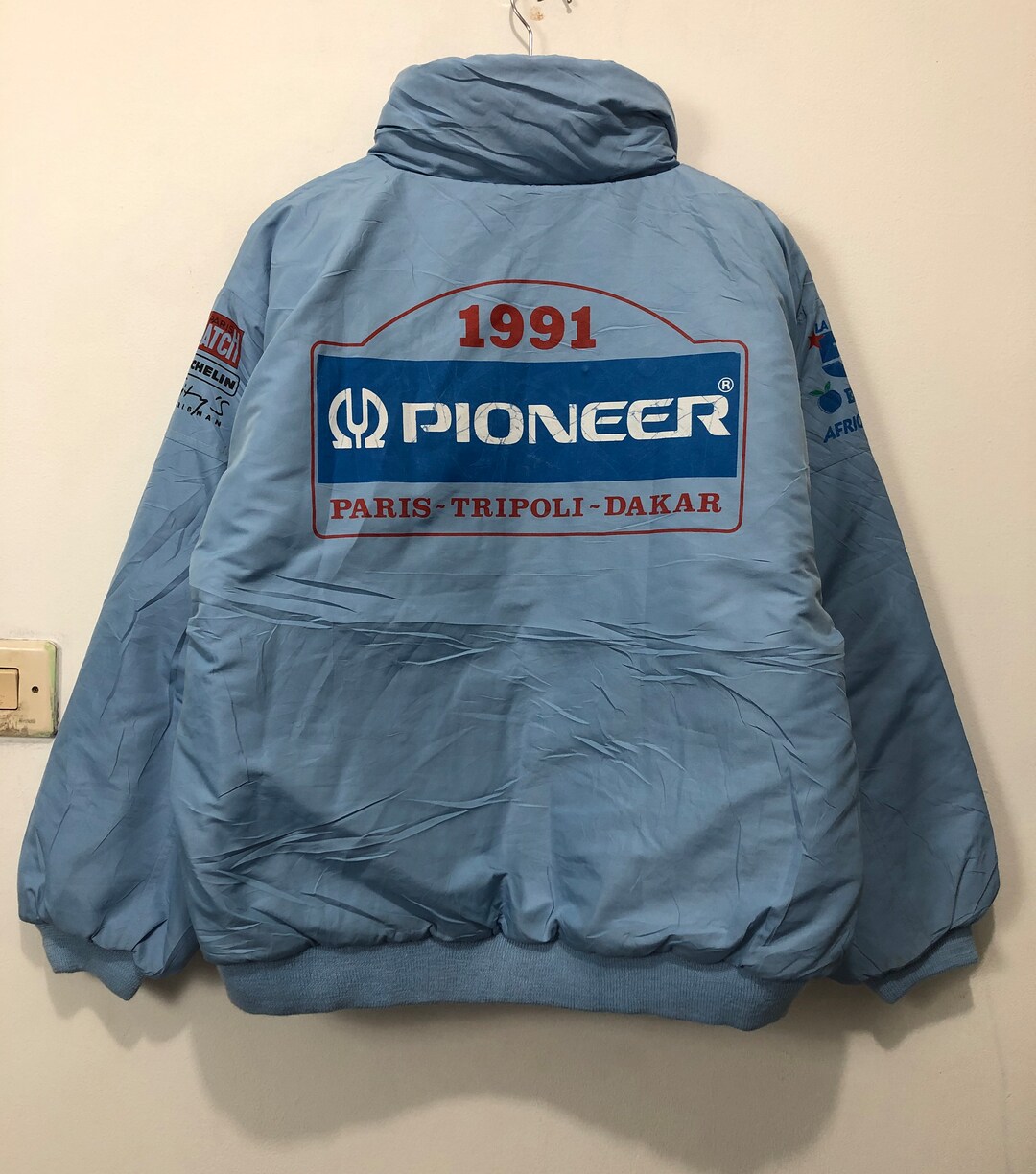 Vintage 1991 Pioneer Paris Tripoli Dakar Rally Jacket - Etsy