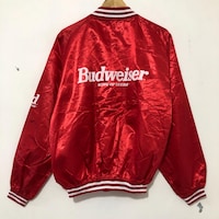 Vintage Budweiser Ice Windbreaker Jacket Gear for Sports Size Xtra ...
