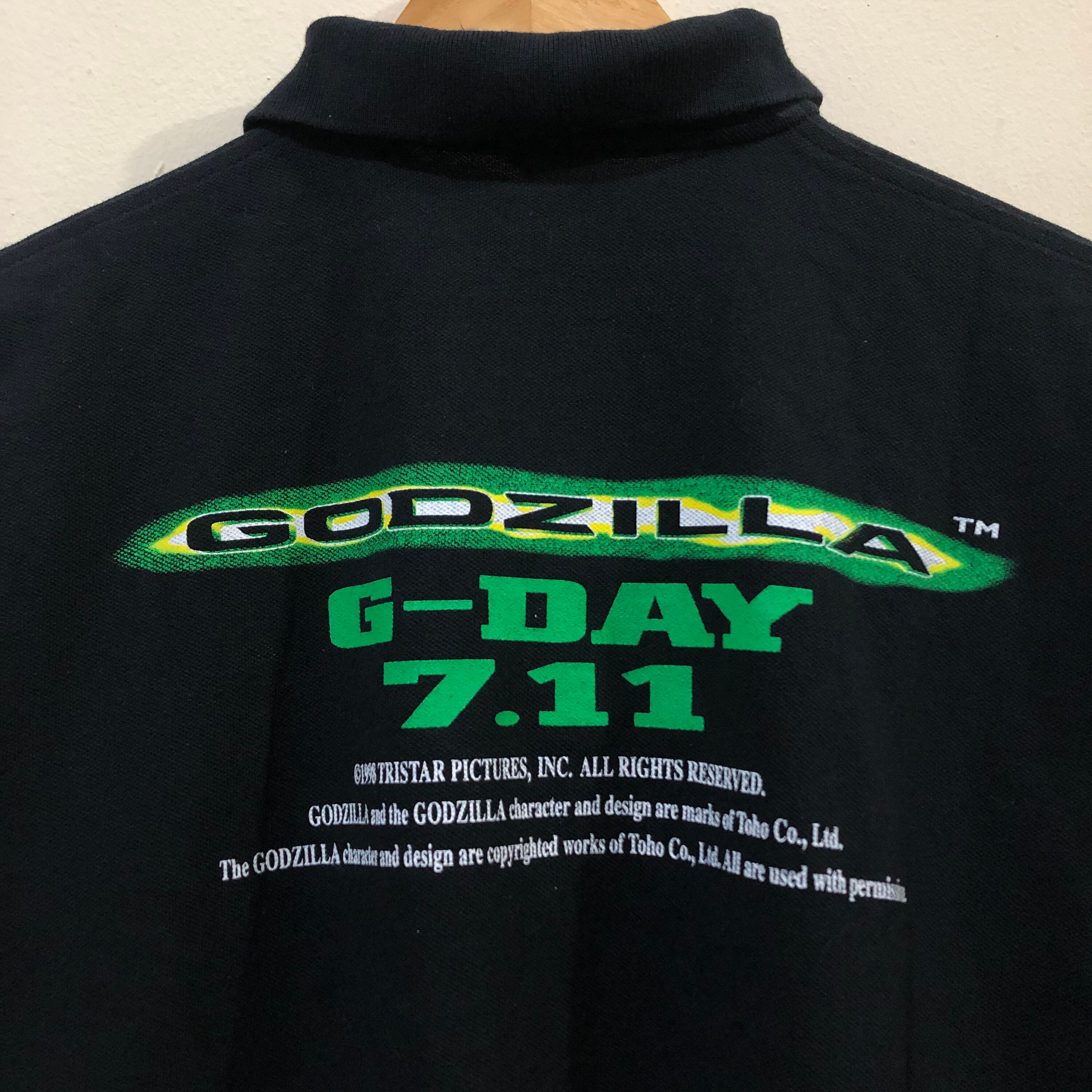 Vintage Godzilla 1998 Polo Shirt Promo - Etsy
