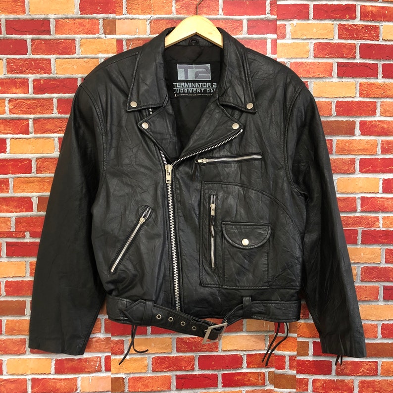 Vintage Terminator 2 Judgment Day Leather Jacket - Etsy