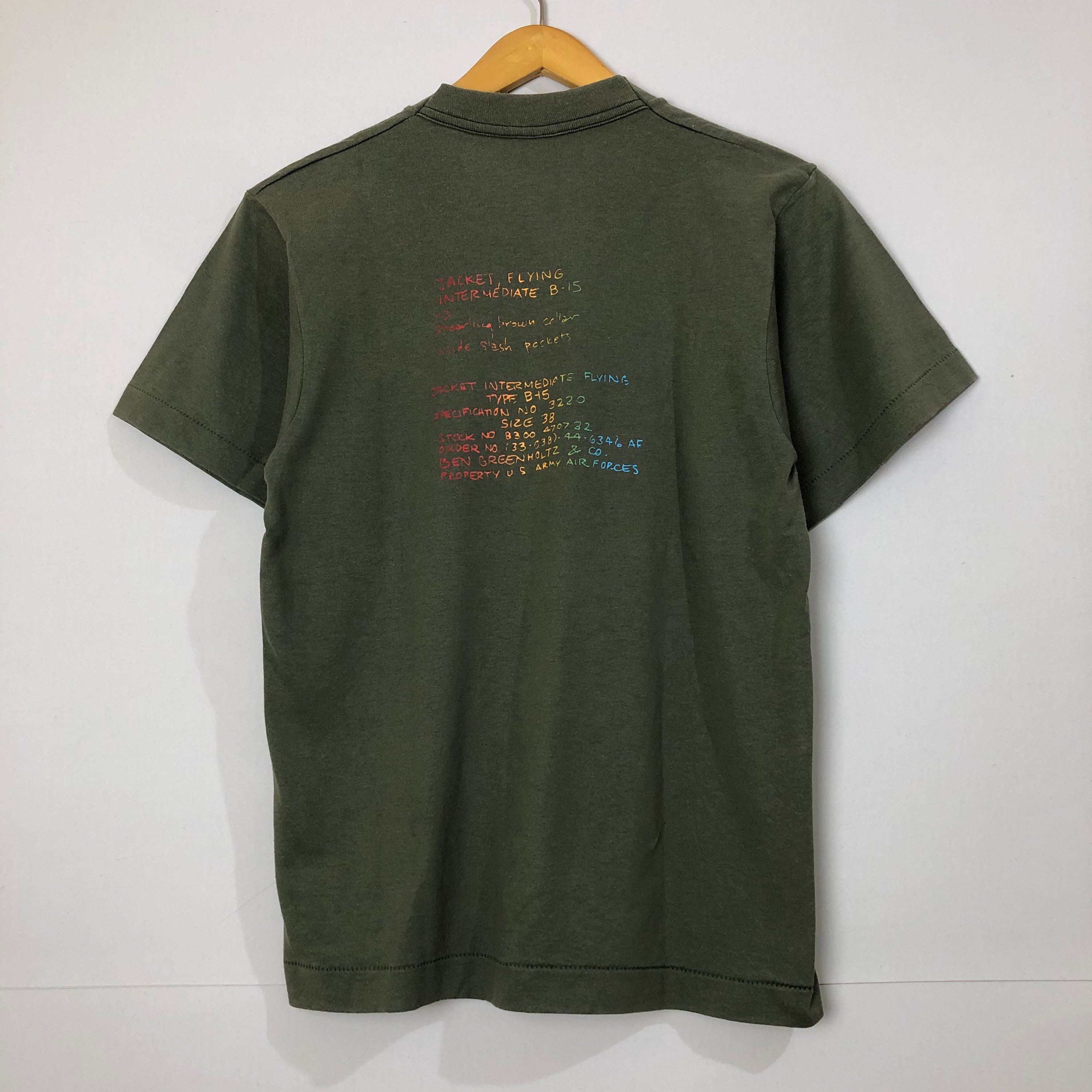 Vintage Ben Greenholtz & Co Flying Intermediate B-15 T-shirt USAAF - Etsy