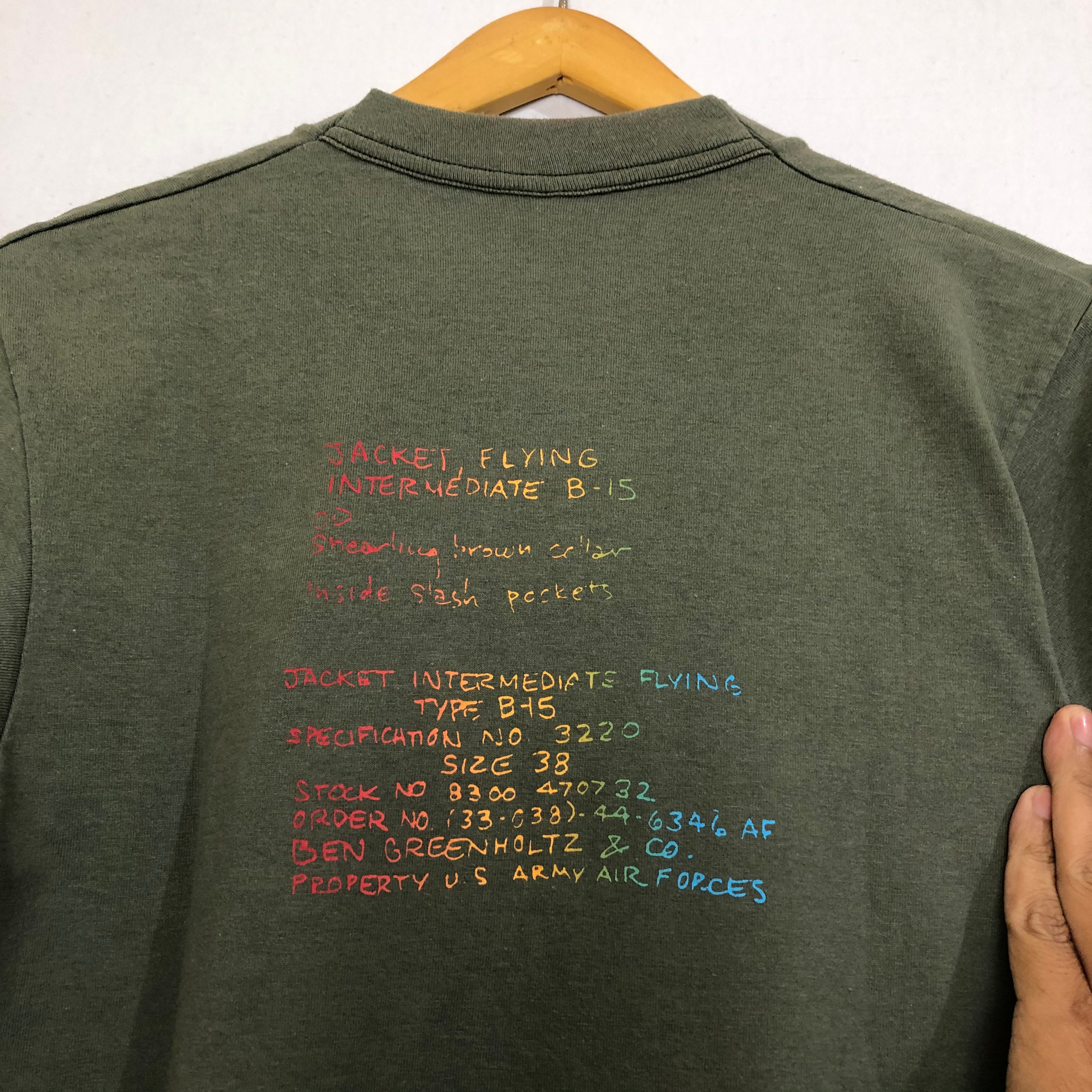 Vintage Ben Greenholtz & Co Flying Intermediate B-15 T-shirt USAAF - Etsy