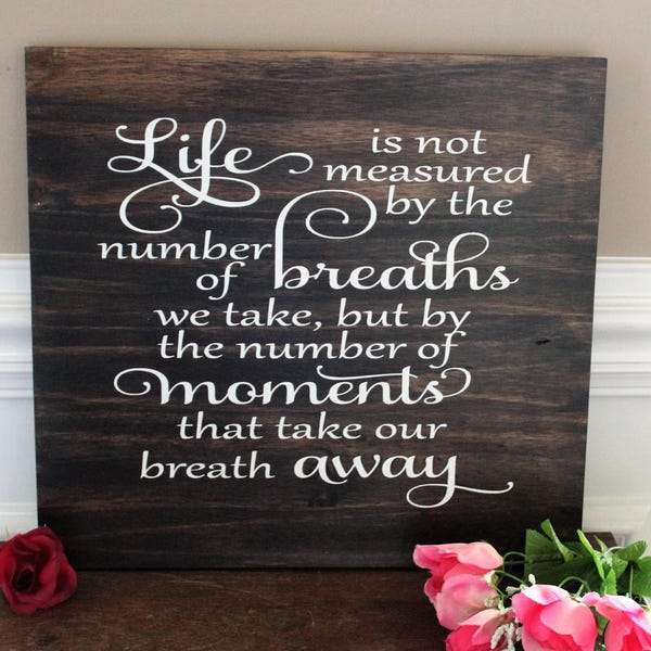 Life is Not Measured - Etsy