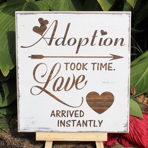 Adoption Gifts, Adoption Sign, Adoption Day, Adoption Announcement ...