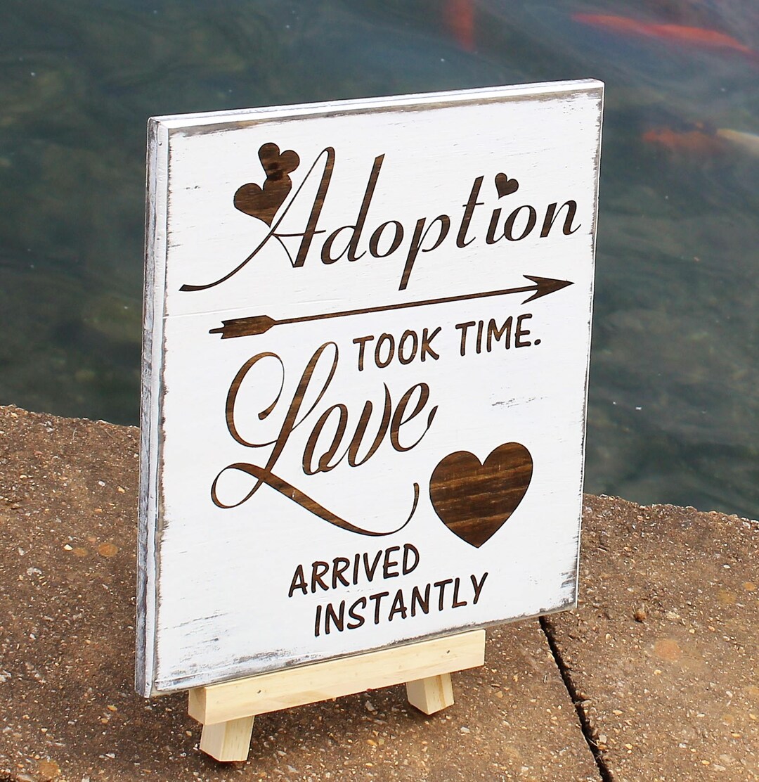 Adoption Gifts, Adoption Sign, Adoption Day, Adoption Announcement ...