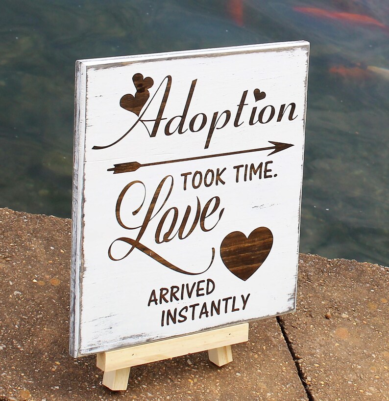 Adoption Gifts, Adoption Sign, Adoption Day, Adoption Announcement ...