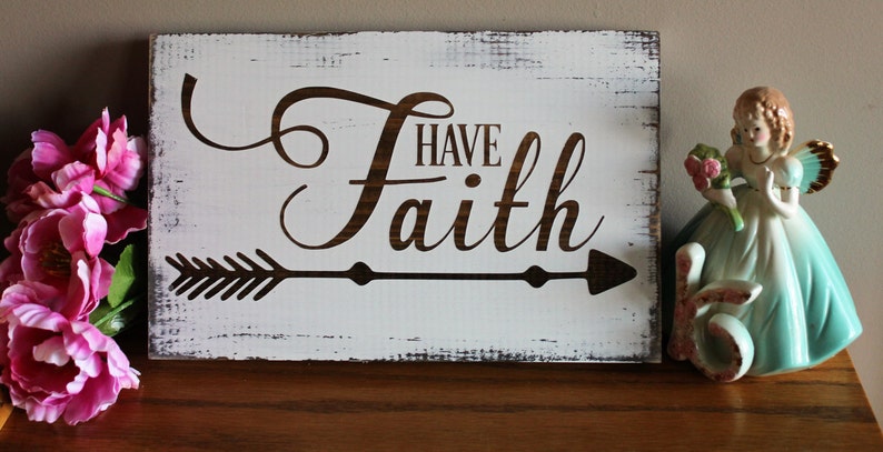 Have Faith Wood Sign Christian Gifts Wall Decor Faith - Etsy