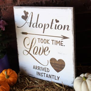 Adoption Gifts, Adoption Sign, Adoption Day, Adoption Announcement ...