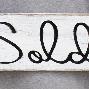 Sold Sign Engraved Wood Sign Realtor Sold Sign Marketing - Etsy
