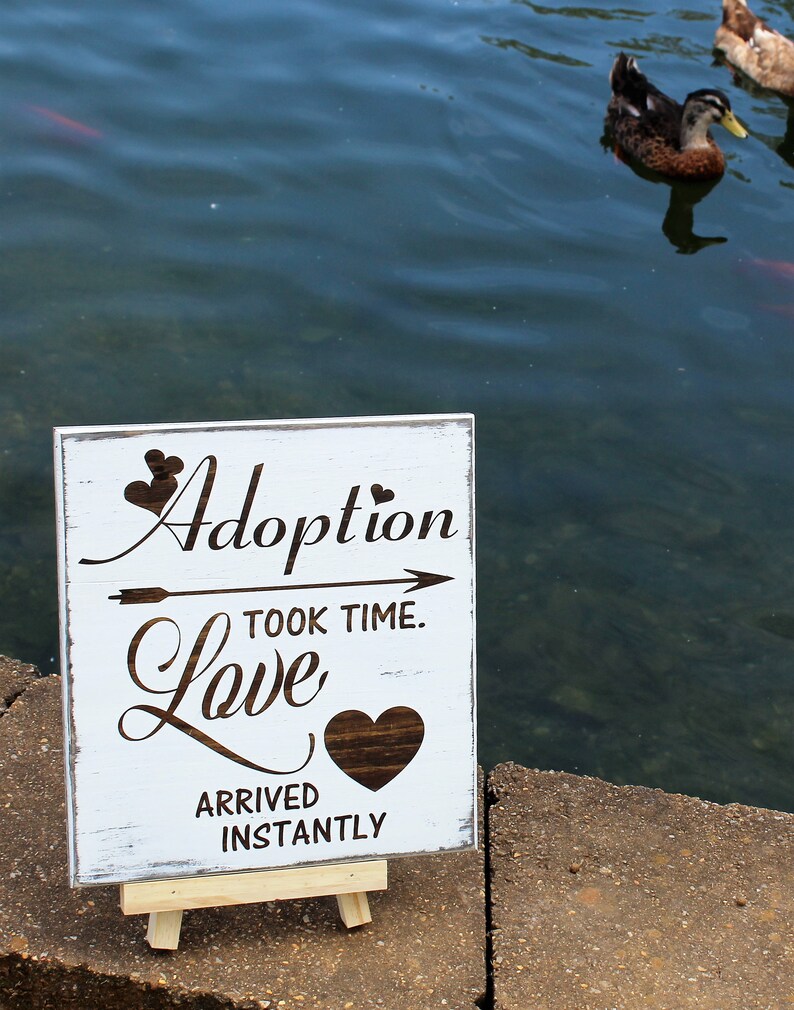 Adoption gifts Adoption sign Adoption day Adoption | Etsy