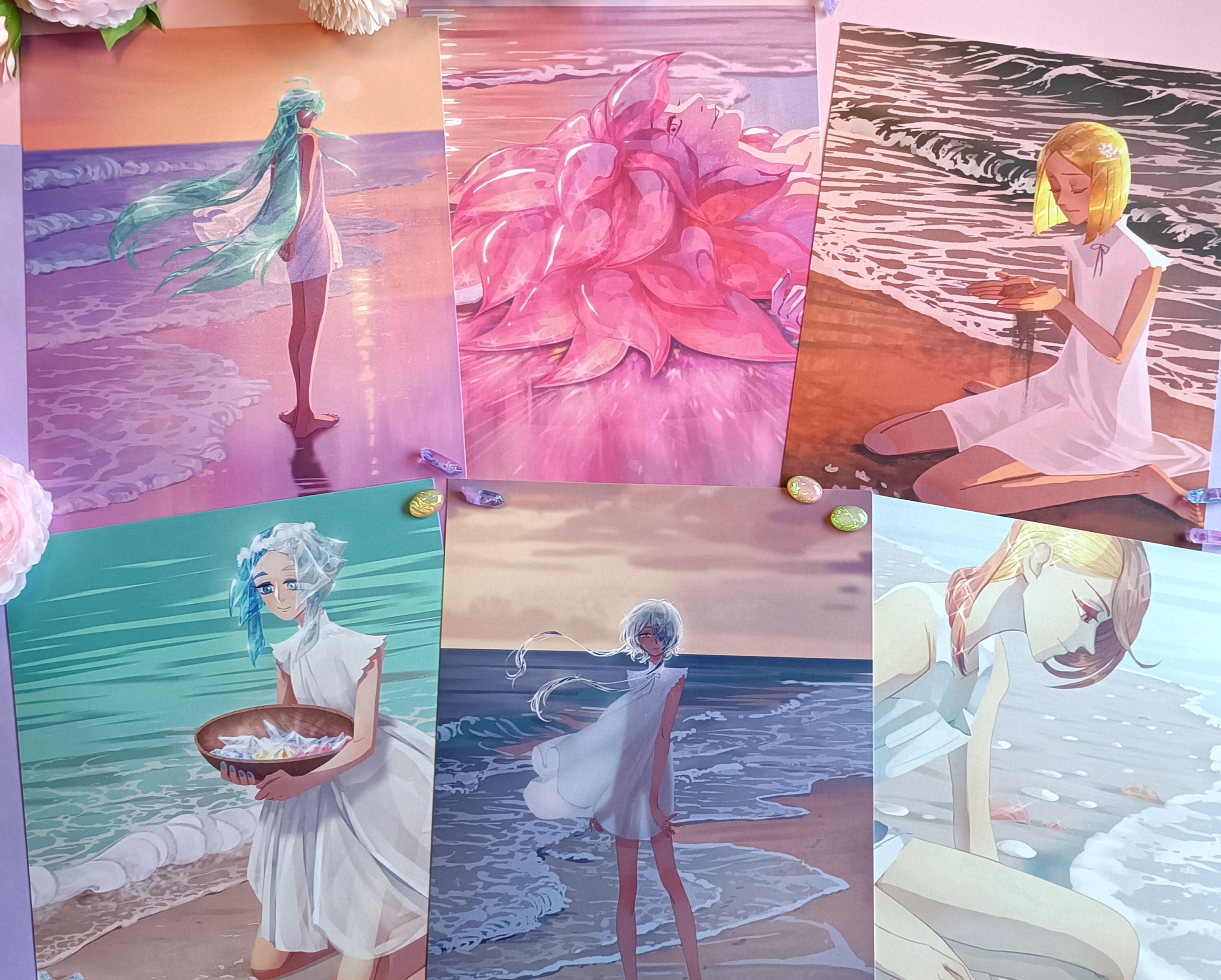 A4 Card, Houseki No Kuni, 17 Designs Available, Art Print - Etsy