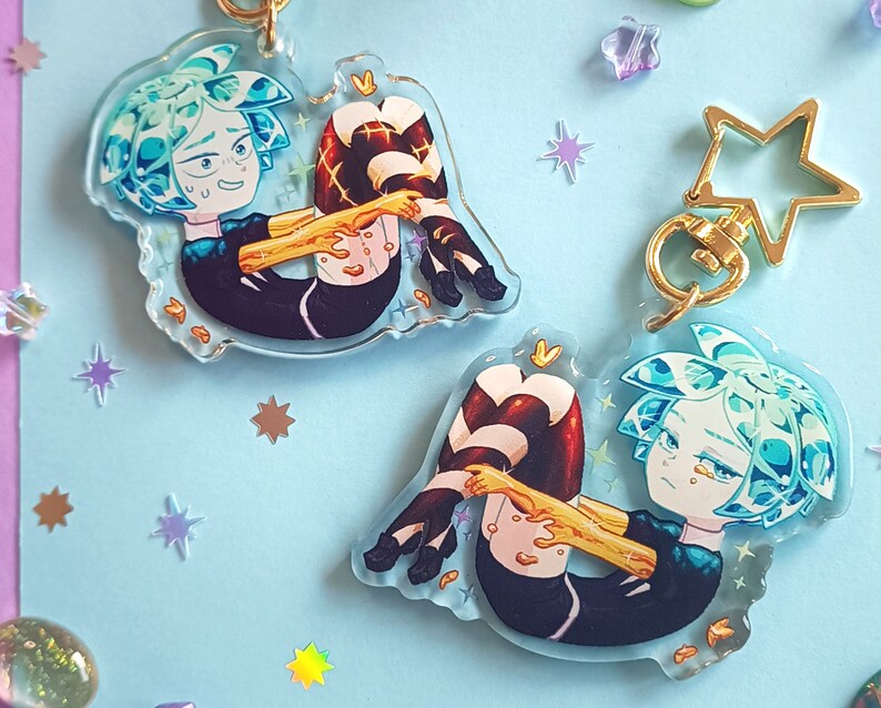 Phos Post Winter Keychain Houseki No Kuni // Clear Acrylic - Etsy Australia