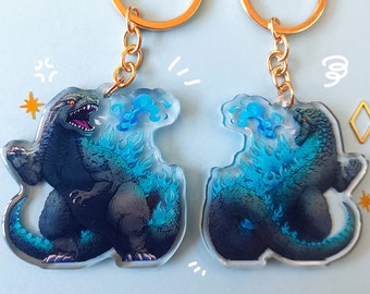 Godzilla MINI Dakimakura Keychain Kaiju King of the Monsters - Etsy