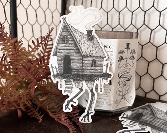 Baba Yaga Sticker | Etsy