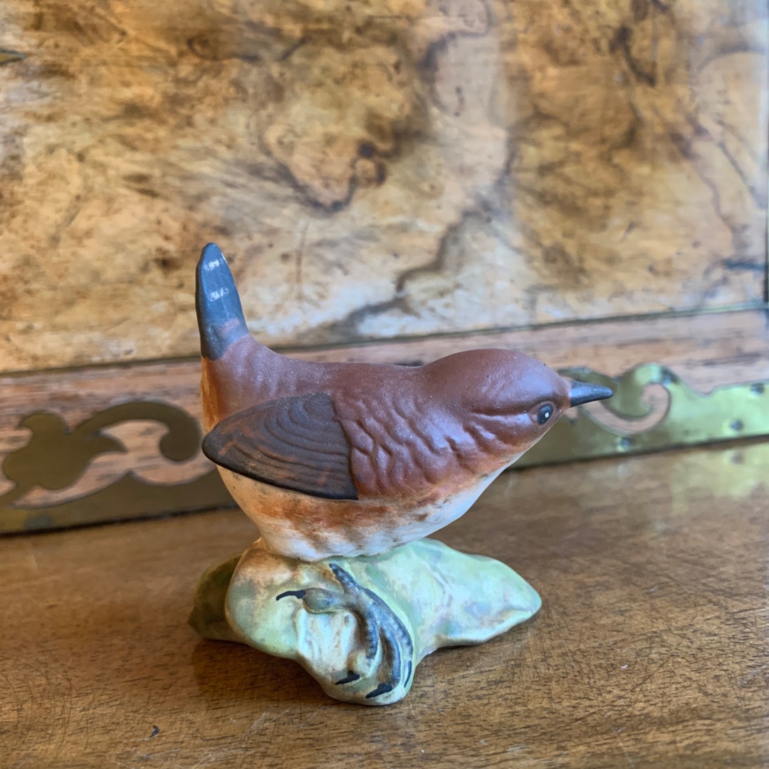 Vintage Beswick Wren Porcelain Bird Figurine Model Number 993 Hand ...