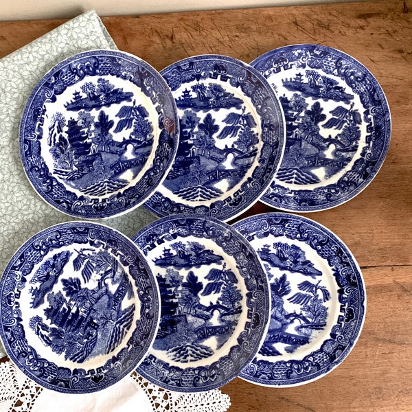 Blue White Plate - Etsy