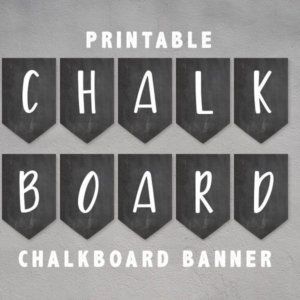 Chalkboard Banners - Etsy