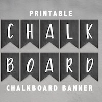 Green Damask Editable Banner Template, Printable Pennants, Custom DIY ...