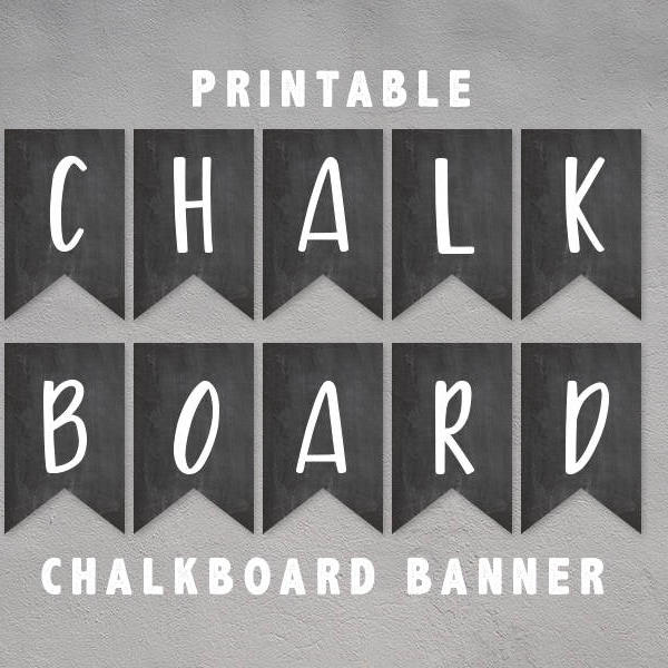 Chalkboard Printable - Etsy