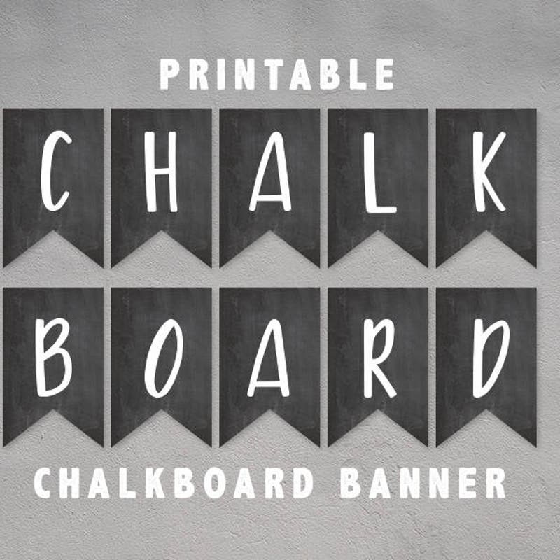 Chalk Banner - Etsy