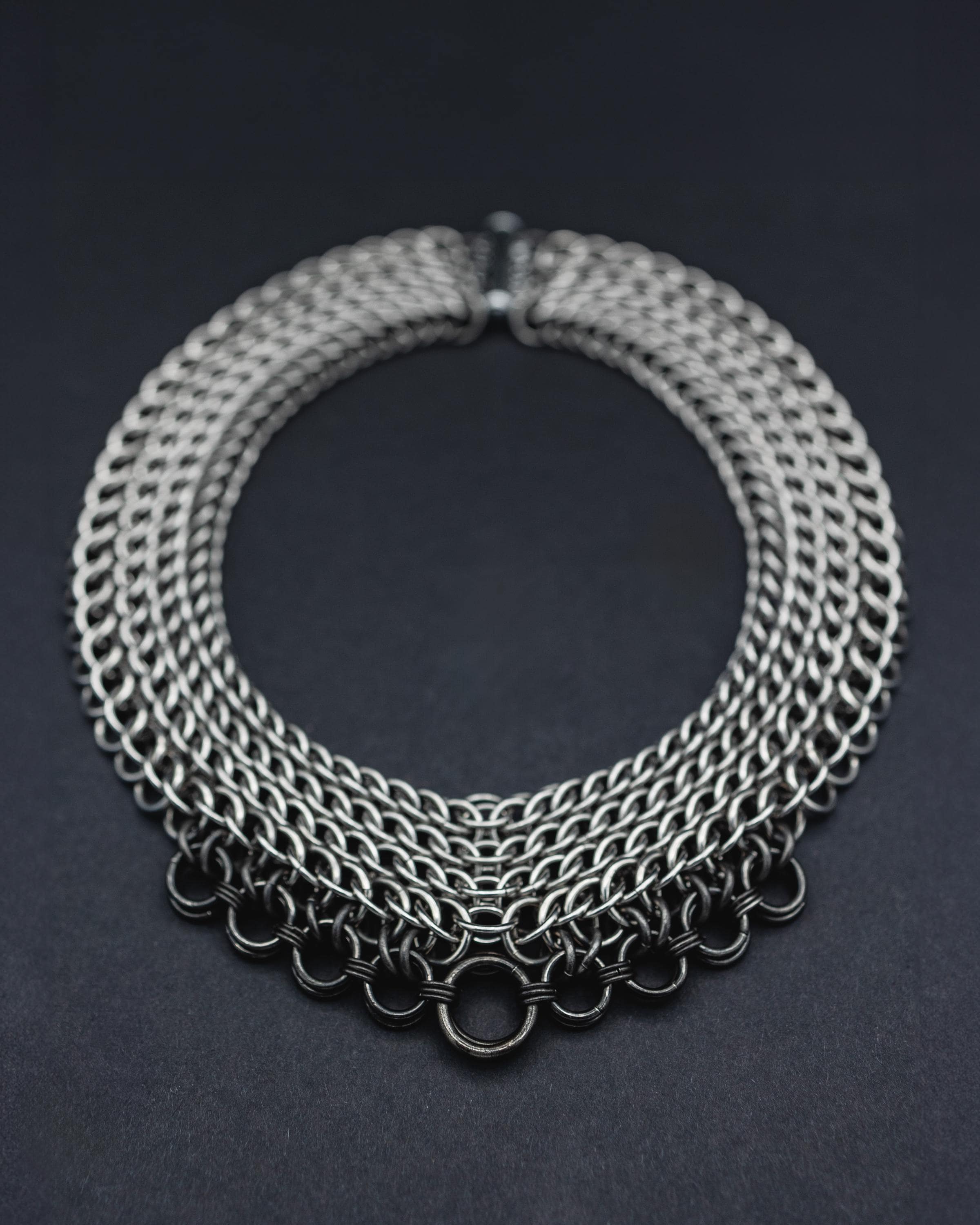 Elegant Handmade Half Persian Chainmail Necklace | Custom Sizing ...
