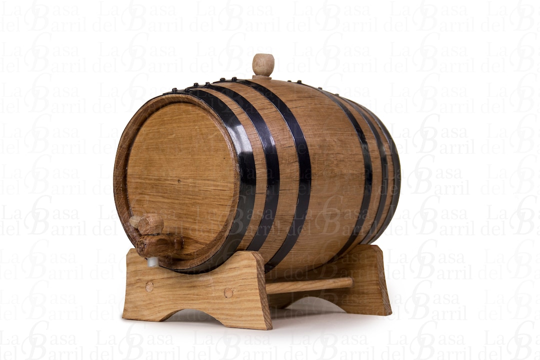 WHITE OAK Whiskey Wooden Kitchen BARREL Perfect for Gift – Three Liter ...