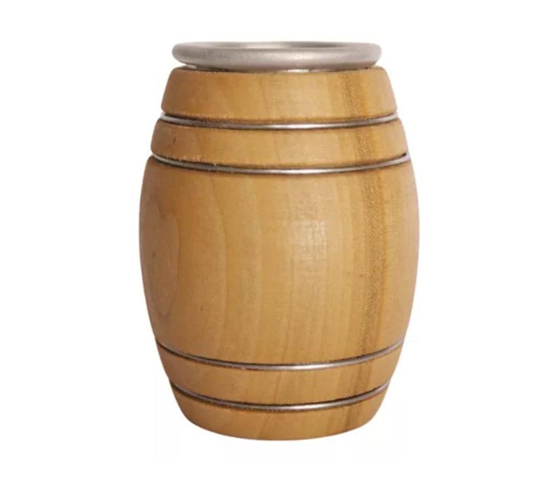 Wooden Shot Glass Barrel Shaped - Personalized Glass With Laser ...