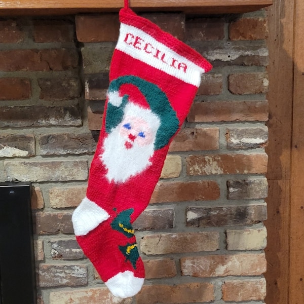 Personalized Santa Stocking Christmas - Etsy