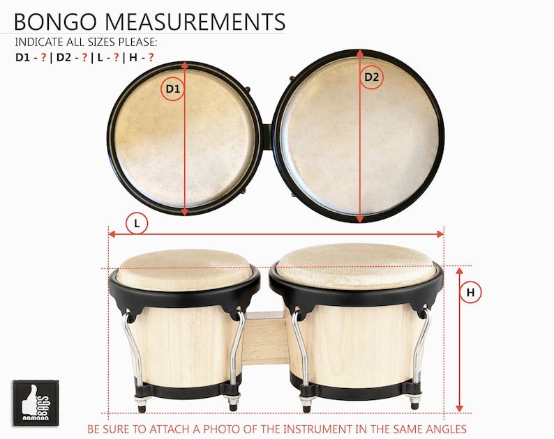 Custom Bongo Bag | Create Your Own Cool Bongo Drum Case - Etsy