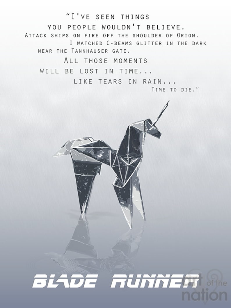 Blade Runner Minimalist Movie Poster - Original Artwork, Features the ...