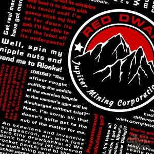 It's a Smegging Red Dwarf TV Series Quotes Poster Features Hilarious ...