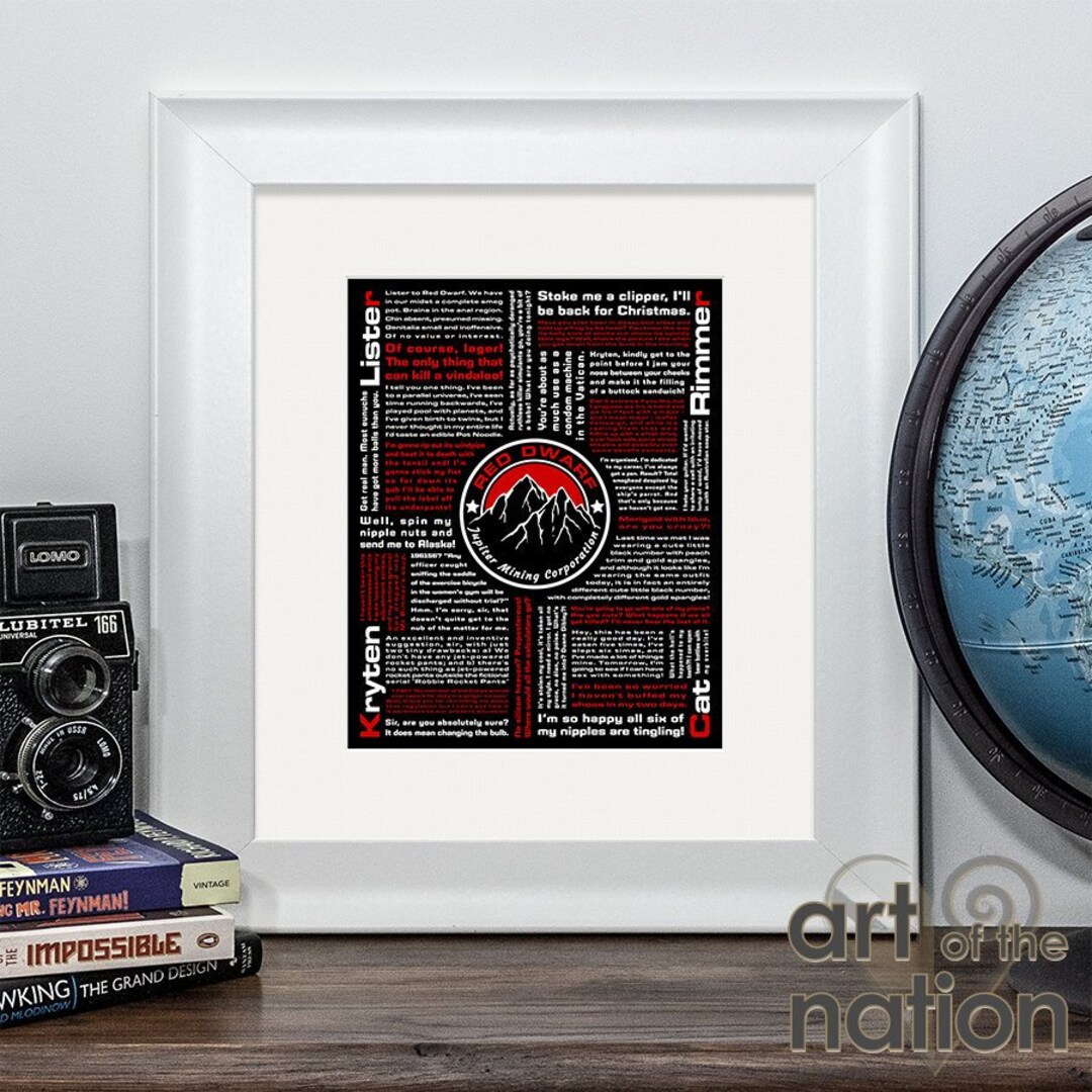 It's a Smegging Red Dwarf TV Series Quotes Poster Features Hilarious ...