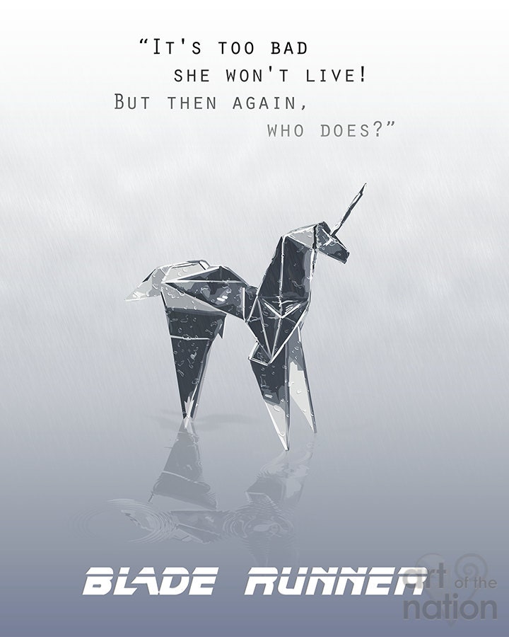 Blade Runner Minimalist Movie Poster - Original Artwork, Features the ...