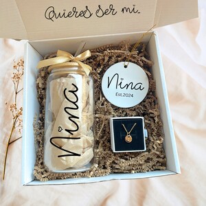 Nina Proposal, Personalized Godmother Gift, Quieres Ser Mi Nina - Etsy