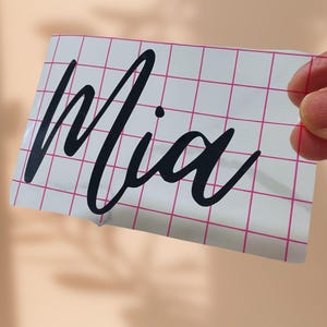 Custom Name Sticker, Name Decal, Laptop Sticker, Vinyl Decals, Custom ...