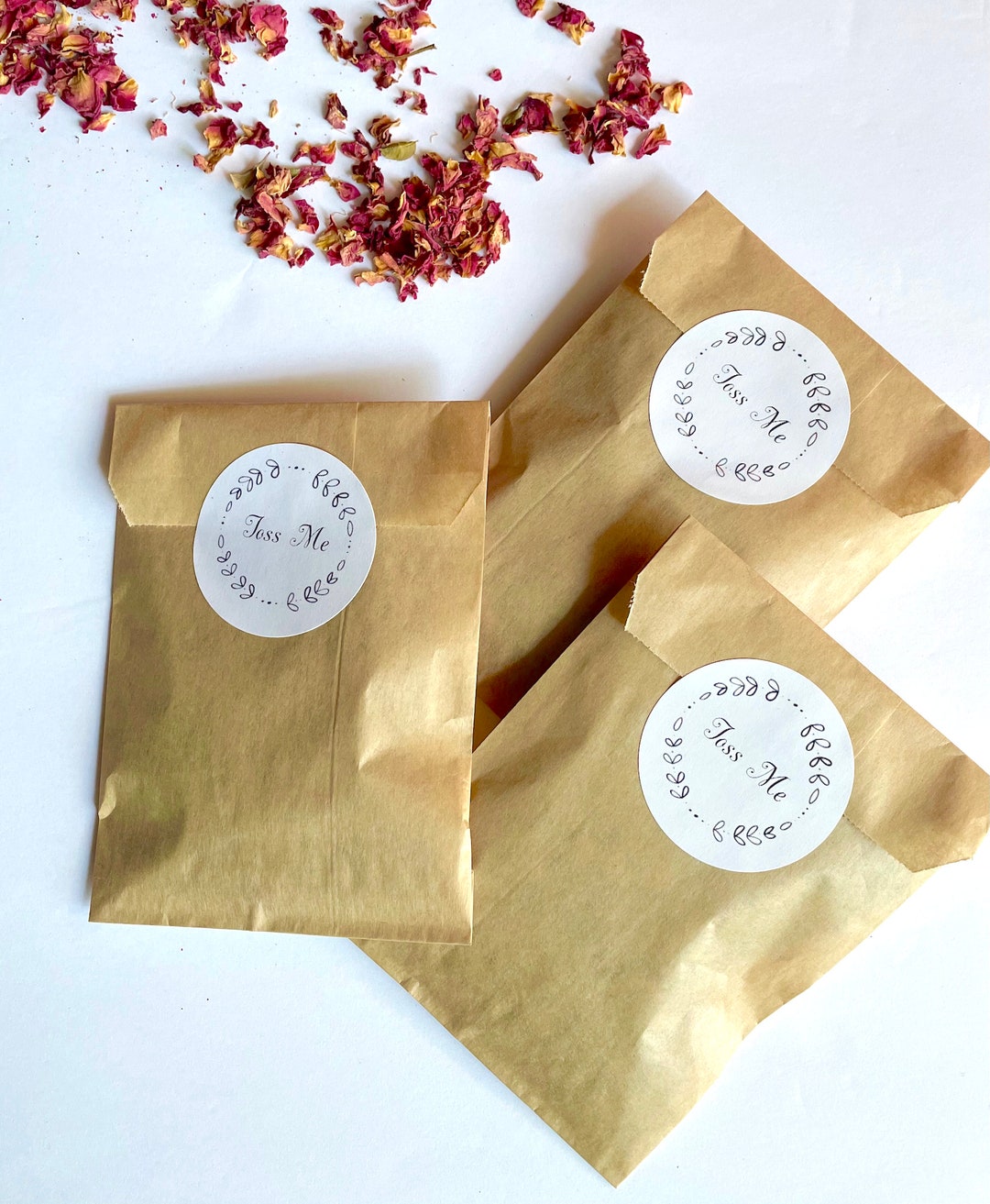 Biodegradable Confetti, Wedding Confetti, Set of 25 - Etsy