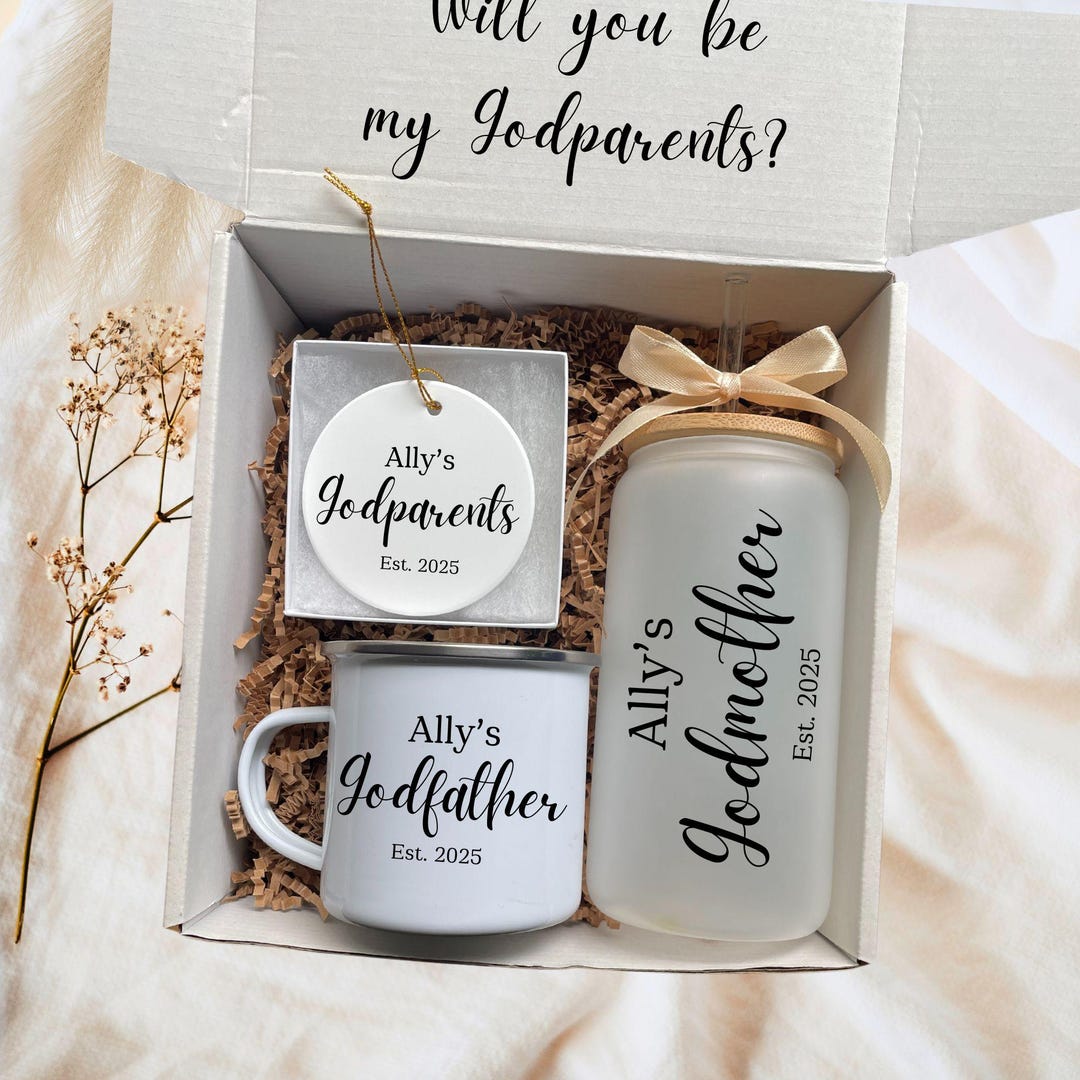 Godparent Proposal Box, Godparent Gift, Godmother Proposal, Will You Be ...