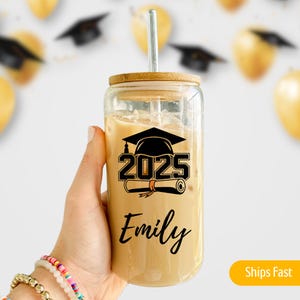 2025 Graduation Glass Tumbler Personalized Graduation Gift for Her ...