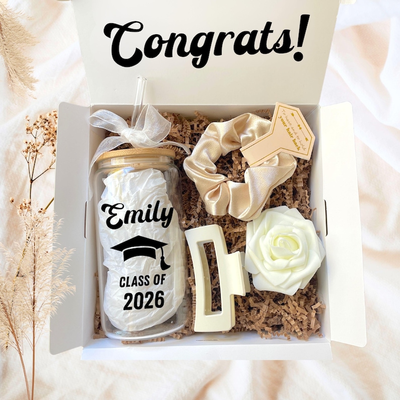 Personalized Graduation Gift Set 2026, Class of 2026 Gift Box for Her ...