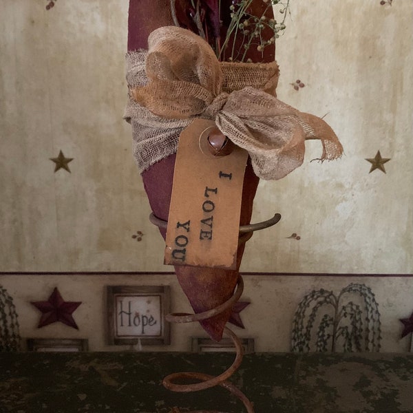 Primitive Valentine Decor - Etsy